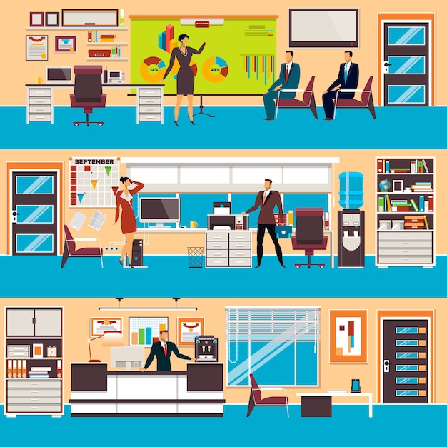 Diverse Collection of Vibrant Office Workspace Elements | Jiffy Designs