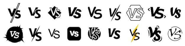 Diverse Collection of Iconic Versus Symbols in Black and White | Jiffy ...