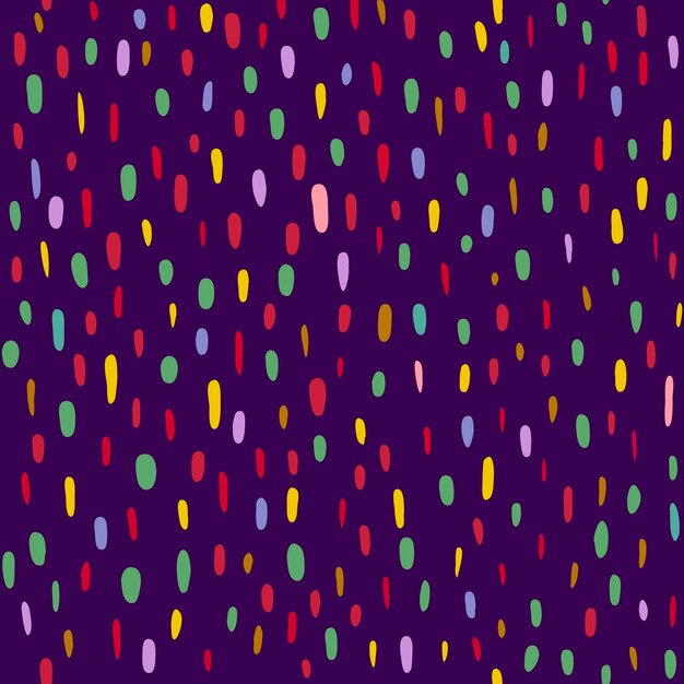 Vibrant Oval Dots Dance Across the Night Sky | Jiffy Designs