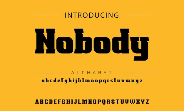 Introducing the Unique and Captivating 'Nobody' Alphabet | Jiffy Designs