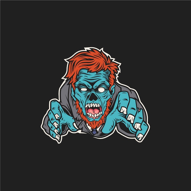 Ferocious Zombie Unleashes Terrifying Wrath in Vivid Illustration ...