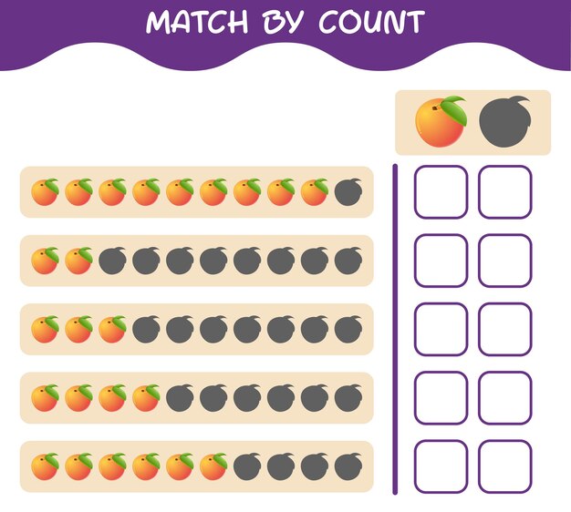 Vibrant Fruit Matching Game: Count and Compare Apples and Pears | Jiffy ...