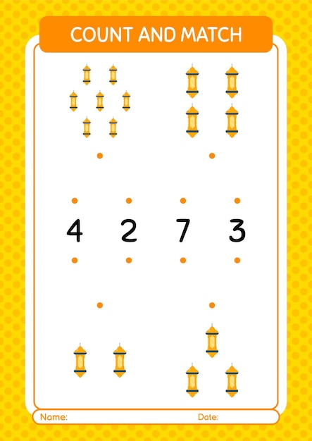 Engaging Educational Puzzle: Count and Match Golden Shapes | Jiffy Designs