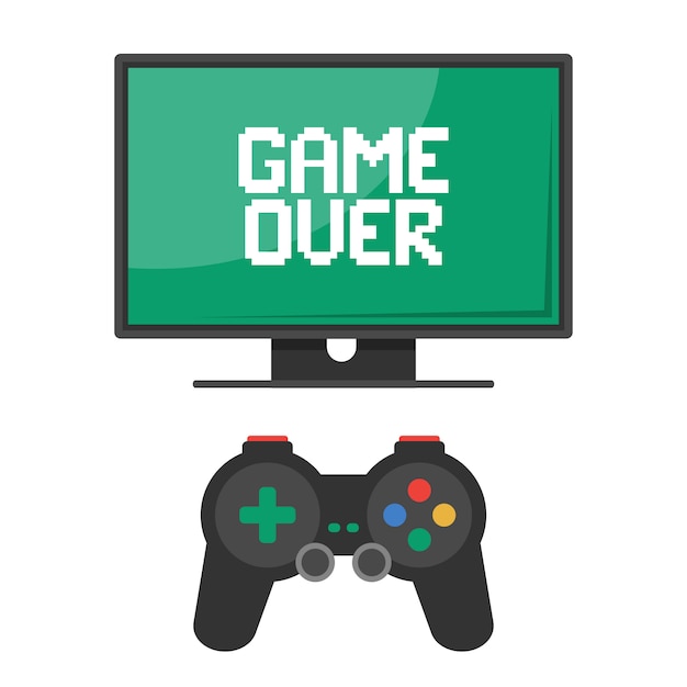 Retro Gaming Console with 'Game Over' Display | Jiffy Designs