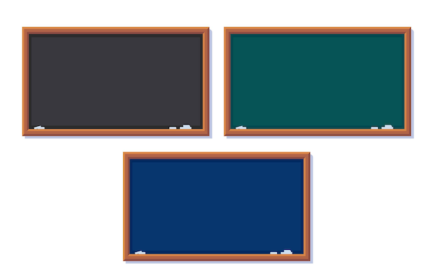 Vibrant Chalkboards in Contrasting Hues with Wooden Frames | Jiffy Designs
