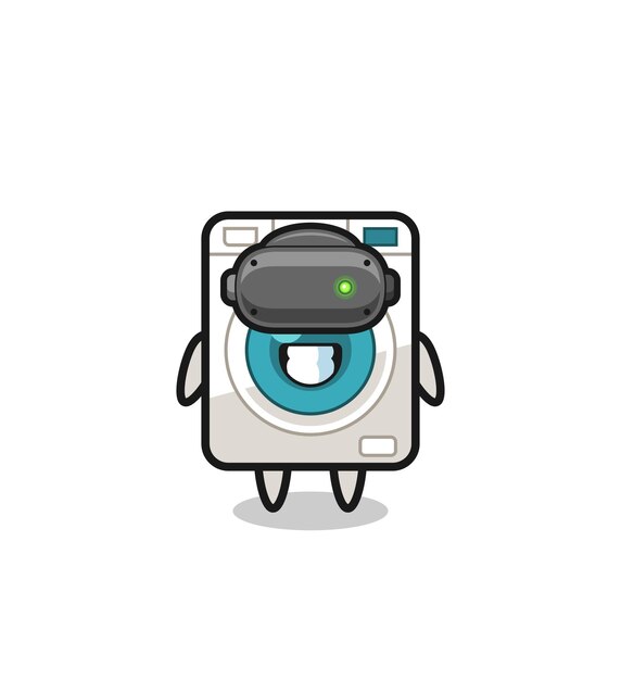Adorable Washing Machine Character Illustration | Jiffy Designs
