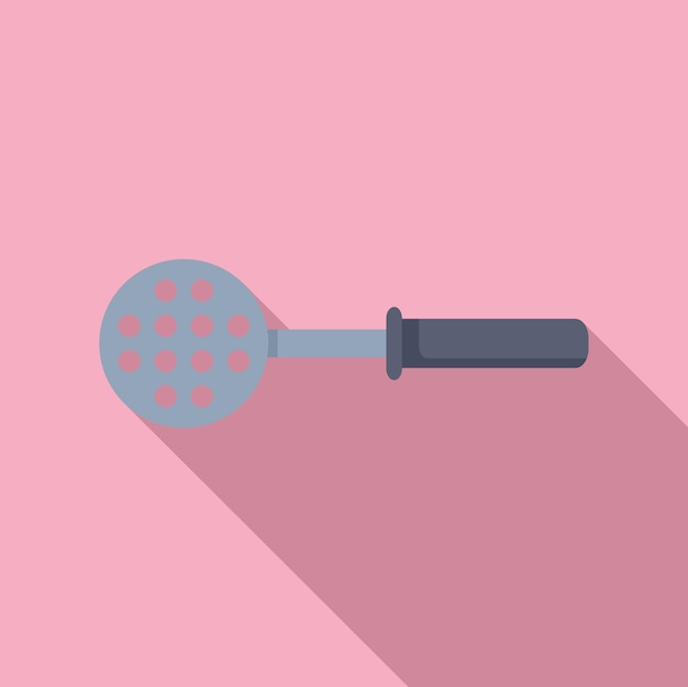 Minimalist Perforated Metal Cooking Utensil on Pink | Jiffy Designs
