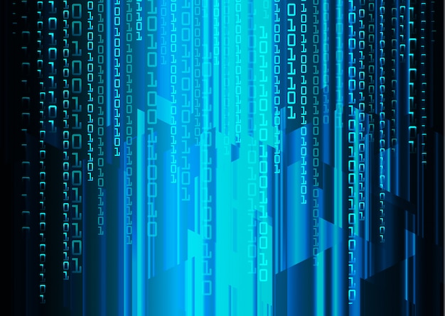 Captivating Binary Cascade: A Digital Wonderland | Jiffy Designs