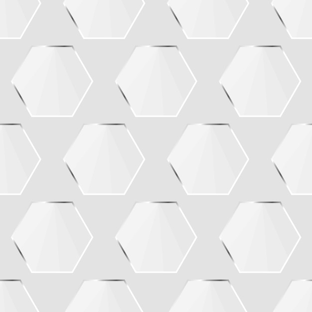 Elegant Geometric Pattern of Interlocking Hexagonal Shapes | Jiffy Designs