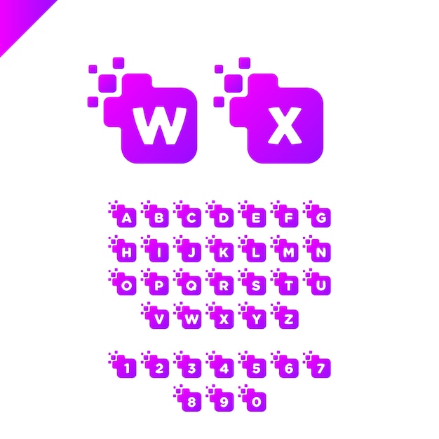 Vibrant Collection of Versatile Pixel Art Alphabet Letters | Jiffy Designs