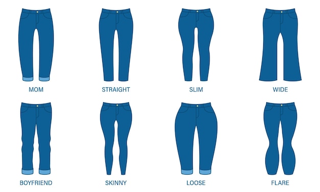 Diverse Blue Jeans Styles: Versatile Denim Designs for All | Jiffy Designs