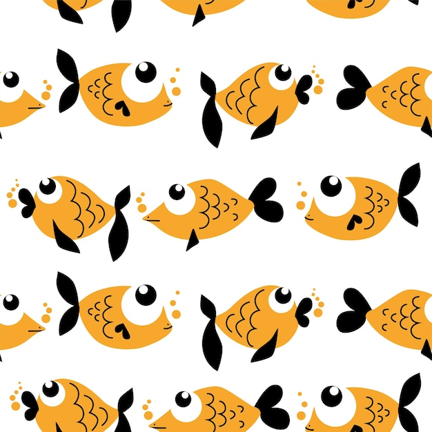 Vibrant Collection of Whimsical Fish Illustrations | Jiffy Designs