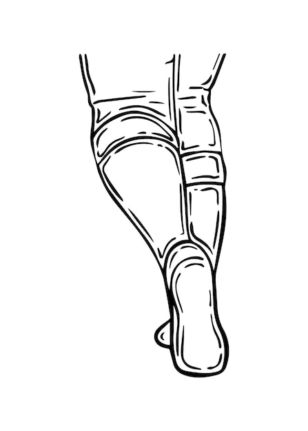 Striking Graphic Illustration of a Powerful Leg | Jiffy Designs