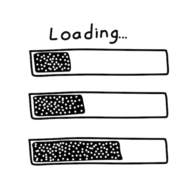 Playful Loading Indicator with Polka Dots | Jiffy Designs