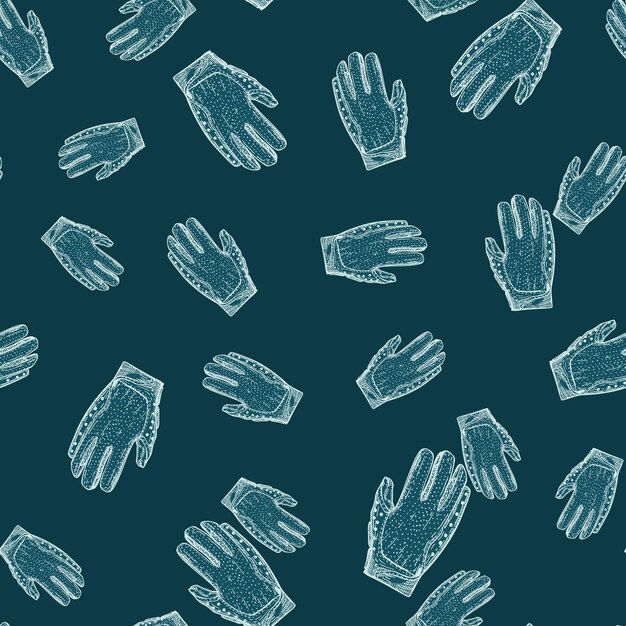 Monochrome Hand Silhouette Pattern for Versatile Design Usage | Jiffy ...