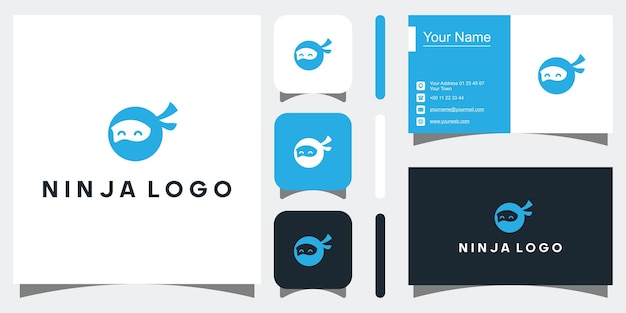 Sleek Ninja Mascot Logo and Stationery Design | Jiffy Designs