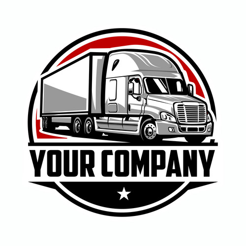 Semi Truck Logo. Trucking Company Logo. Premium Logo Vector Isolated ...
