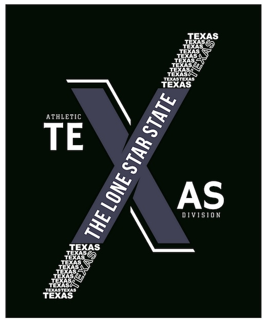Striking Texas Athletic Division X Logo with Typographic Flair | Jiffy ...