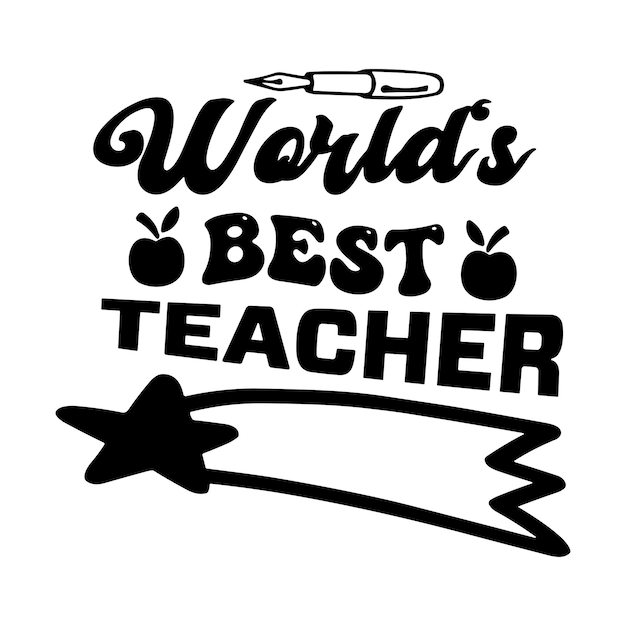 Inspiring Lettering Celebrating the World's Best Teacher | Jiffy Designs