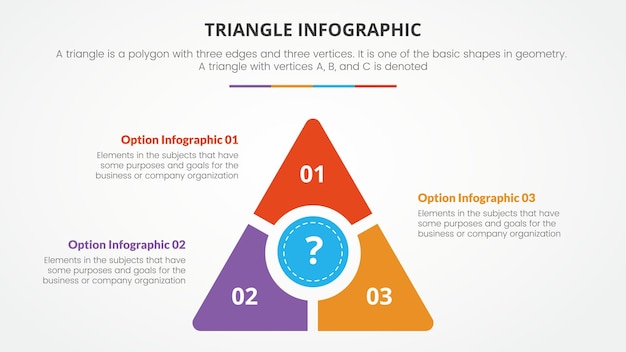 Vibrant Triangular Infographic with Colorful Geometric Shapes | Jiffy ...