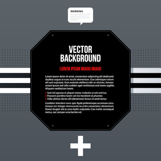 Sleek Geometric Vector Background with Placeholder Text and Shapes ...