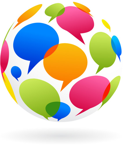 Globe Of Dialog Bubble | Jiffy Designs