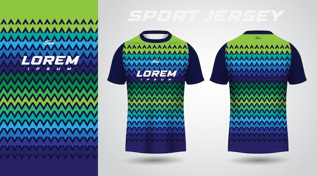 Vibrant Zig-Zag Pattern Sport Jersey Design | Jiffy Designs