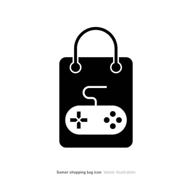 Stylish Gamer Shopping Bag with Iconic Controller | Jiffy Designs