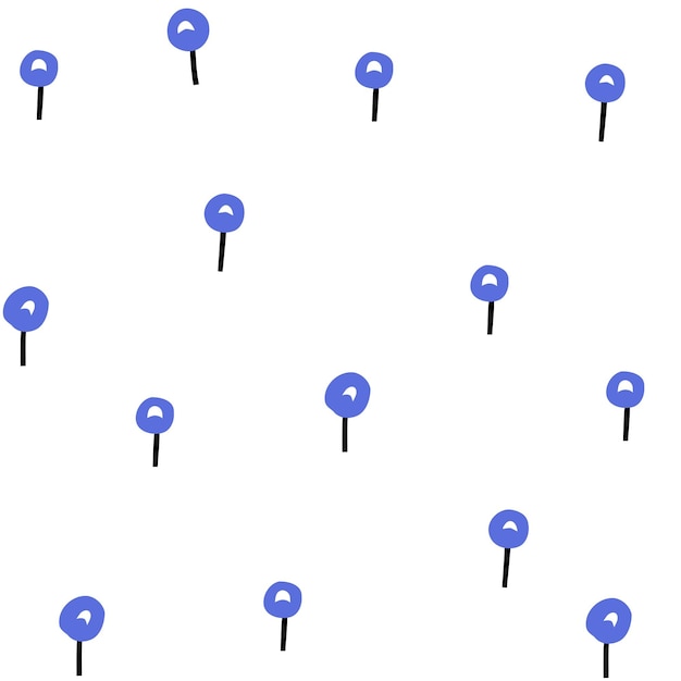 Vibrant Blue Map Pins Scattered Across White Background | Jiffy Designs