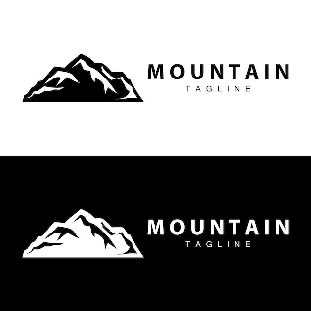 Majestic Mountain Silhouette with Minimalist Tagline | Jiffy Designs