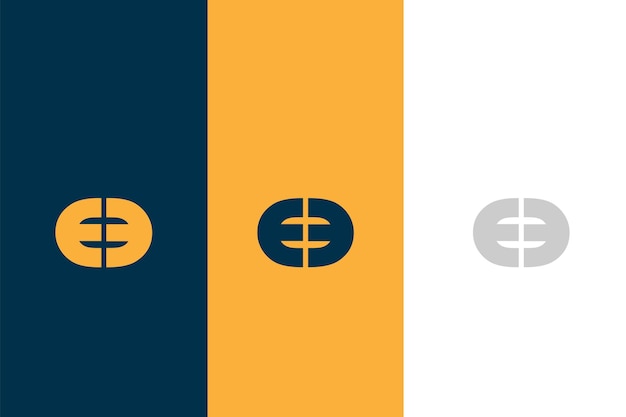 Striking Minimalist Geometric Symbols in Bold Navy and Gold | Jiffy Designs