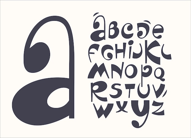 Unique and Playful Handwritten Alphabet Design | Jiffy Designs