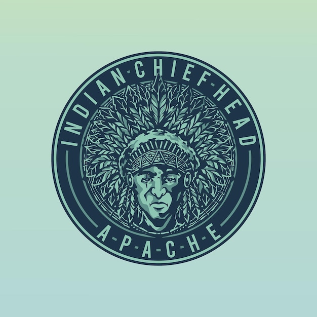 Intricate Tribal Portrait of a Stoic Native Chief | Jiffy Designs