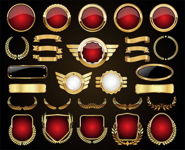 Elegant Collection of Regal Emblems and Decorative Insignia | Jiffy Designs