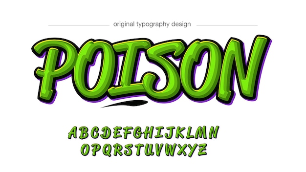 Vibrant and Bold 'Potson' Typographic Design | Jiffy Designs
