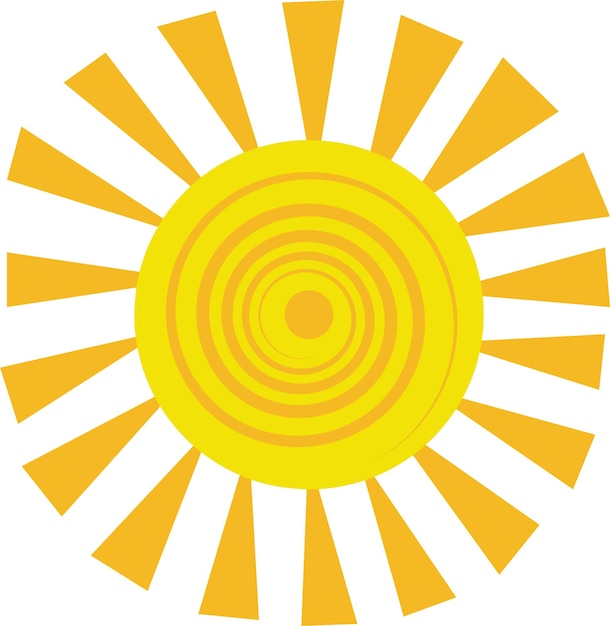 Vibrant Sunburst Design with Radiant Rays | Jiffy Designs