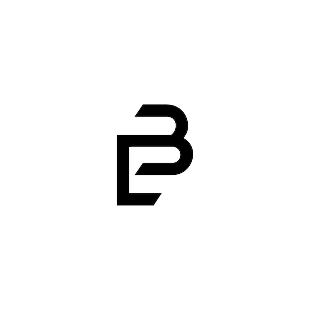 Sleek and Modern Black Letter B Icon | Jiffy Designs