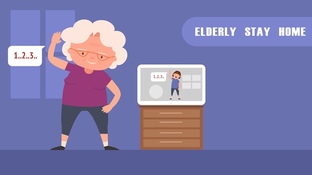 Elderly Person Staying Home During Pandemic Isolation | Jiffy Designs