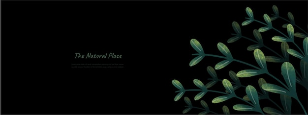 Minimalist Nature Illustration with Leafy Branches and Tagline | Jiffy ...