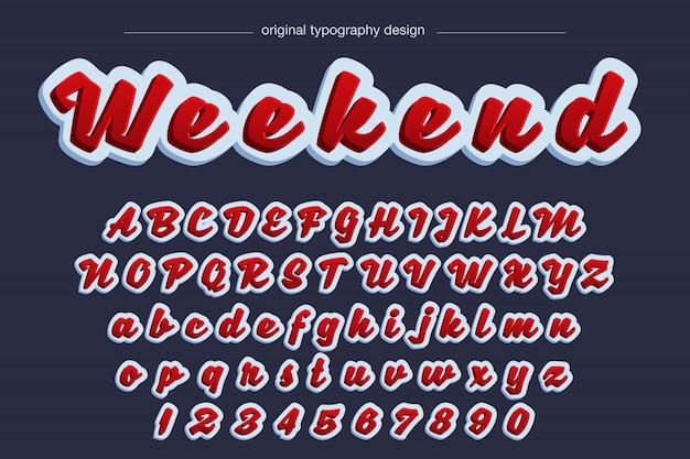 Vibrant 3D Typography Design with 'Weekend' in Bold Letters | Jiffy Designs