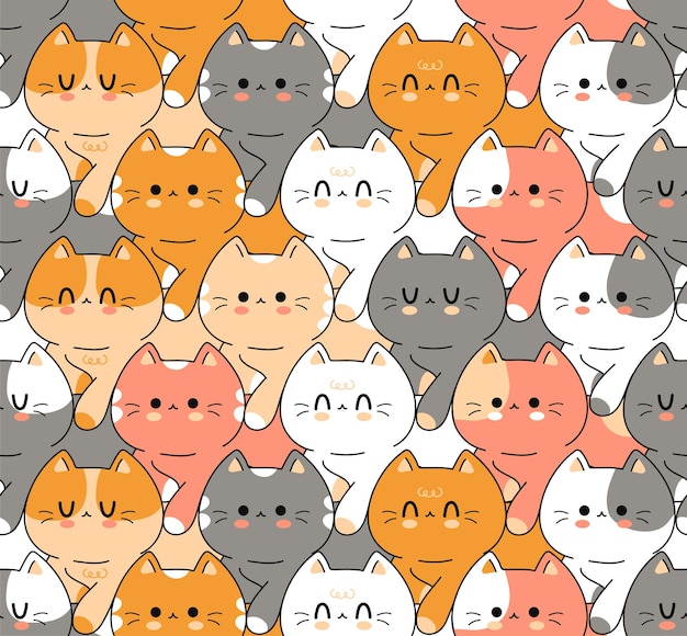 Delightful Collection of Whimsical Cat Illustrations | Jiffy Designs