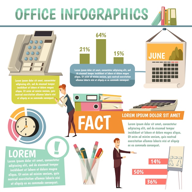 Vibrant Office Essentials: A Diverse Collection of Workplace ...