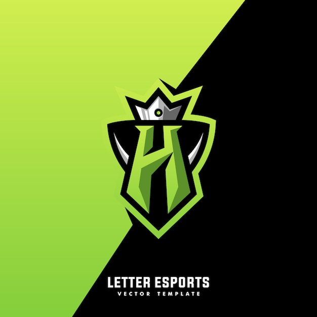Striking Esports 'H' Logo with Piercing Eye Symbol | Jiffy Designs