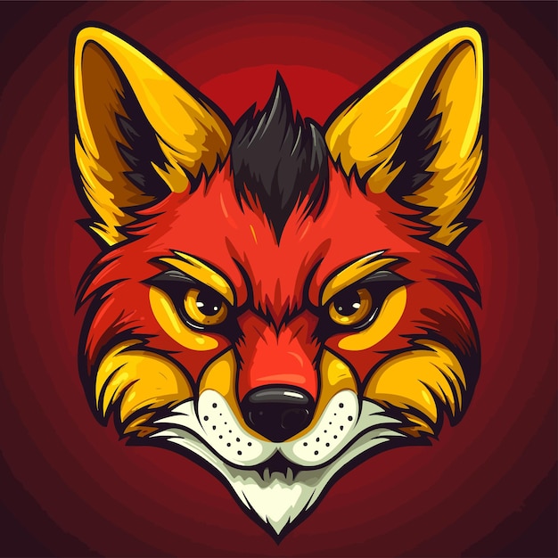 Fierce and Fiery Fox: A Captivating Mascot Design | Jiffy Designs