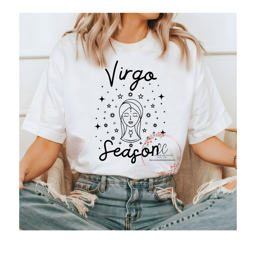 Virgo Svg, Virgo Season Svg, Virgo Zodiac Svg, Horoscope Svg, Astrology ...