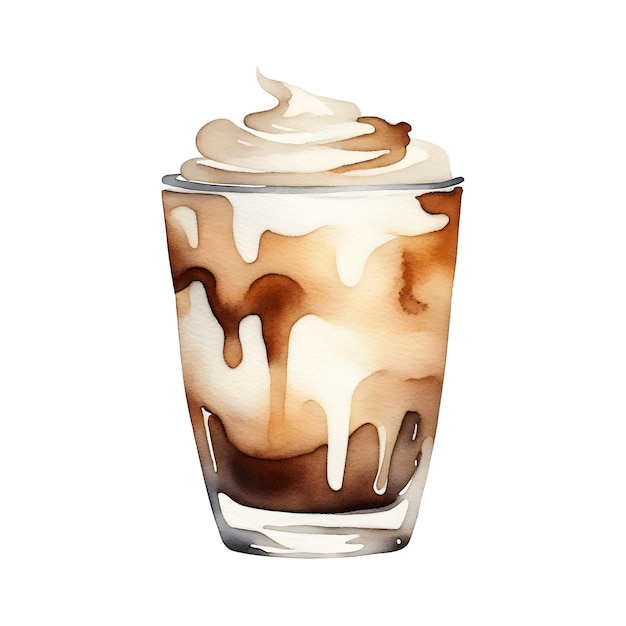 Delectable Swirls of Creamy Delight: Indulgent Iced Coffee Treat ...