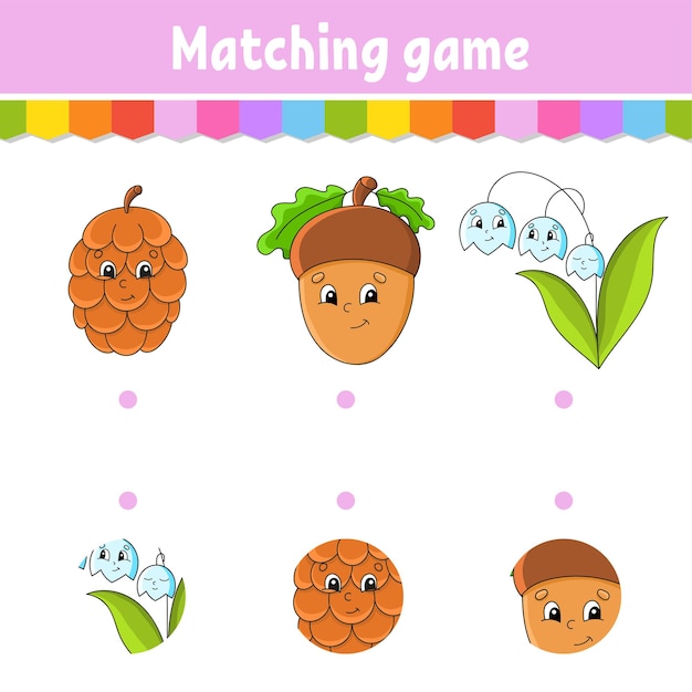 Vibrant Vegetable Matching Game for Kids | Jiffy Designs