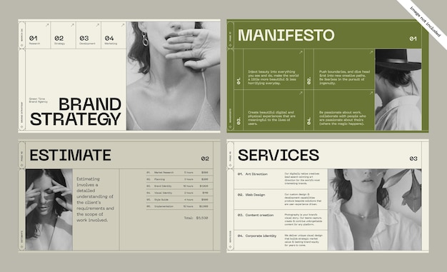 Powerful Manifesto and Brand Strategy Presentation Slides | Jiffy Designs