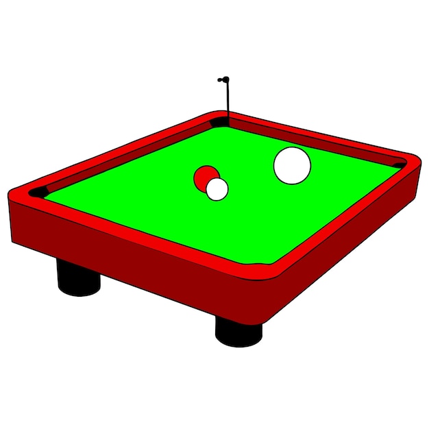 Vibrant Miniature Pool Table with Striking Design | Jiffy Designs
