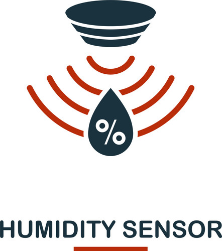 Humidity Sensor Icon From Sensors Icons Collection. Creative Two Colors ...